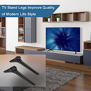 TV Base Stand for Hisense TV Legs, TV Stand Legs for Hisense 32" 43" 50" 55" 58" 65" Smart TV, for 32H4030F3 43R6E3 50R6E3 50A6G 55H6570 55H6570G 58H6870, TV Stand Base with Screws