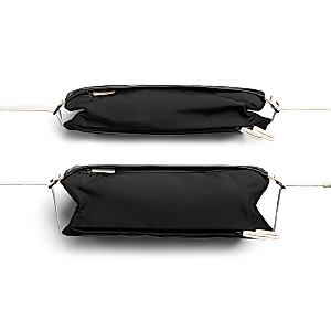 Bellroy Sling Bag - Premium (Premium Leather & Fabric Crossbody Bag For Men & Women, Multiple Organization Compartments, Magnetic Clasp) - BlackSand