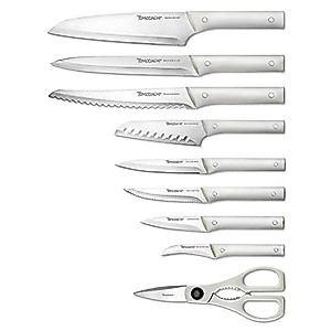 Hampton Forge HMC01B320K Fuji – 15 Piece Knife Block Set – Metallic