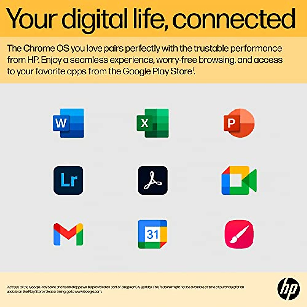 HP Chromebook 15 15.6" HD (Intel Pentium N6000, 8GB RAM, 128GB Storage (64GB eMMc + 64GB SD Card), UHD Graphics, Numeric KB) Home & Student Laptop, Anti-Glare, Webcam, Wi-Fi, IST SD Card, Chrome OS