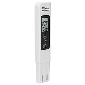 and Ec Kits Ph Tds 3 in 1 Water Quality Tester Tds Ec Conductivity Temperature Meter for Household Water