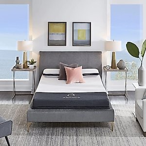 Greaton 12-Inch Ananda Pearl and Gel Memory Foam Mattress with Zipper System | Standard Size, Breathable, Medium Firm, Mesh Sides with Removable and Washable Cover, Twin XL