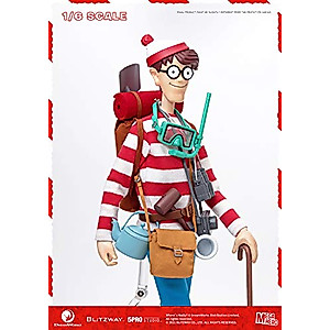 Blitzway - Where's Waldo? - Waldo 1/6th Scale Action Figure, 5Pro Studio MEGAHERO Series