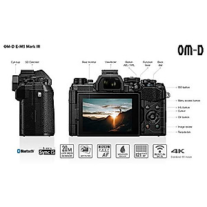 Olympus OM-D E-M5 Mark II Body Mirrorless Digital Camera [Black]International Version (No Warranty)