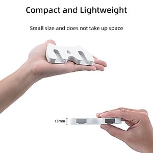 Mcbazel Under Desk Mount for Xbox Series X/S, Xbox One X/S, Xbox One, Xbox 360, Switch Pro Controller, Table Stand Holder Compatible with Xbox and Switch Pro Controller - White