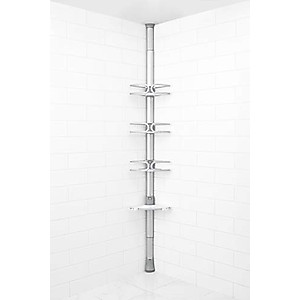 OXO Good Grips Quik-Extend Aluminum Pole Shower Caddy