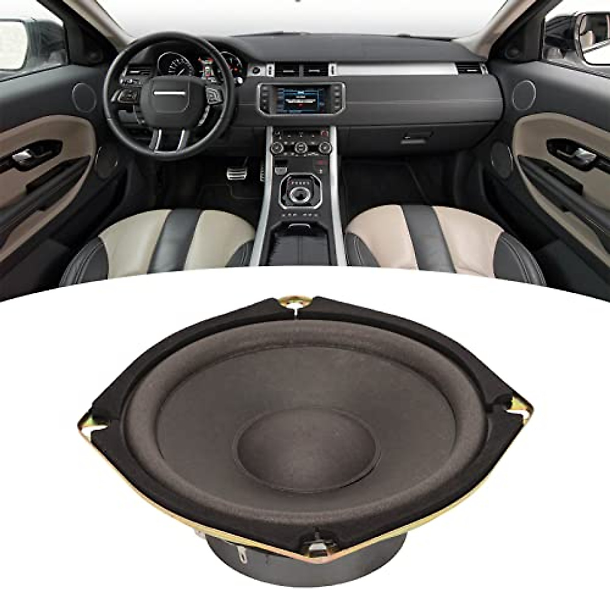Cuifati 5 inch Automotive Coaxial Speakers,Midrange Speakers,300w Maximum Peak Power Output,4 Ohm Impedance and 93db Sensitivity,60hz-20khz Frequency Response,Good Heat Dissipation