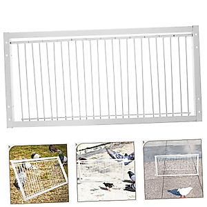 BESPORTBLE Pigeon Hits The Door Pigeon t Traps Pigeon Entrance Door Traps Bird Launcher Pigeon Door Frame Racing Pigeon Traps Doves Door Entrance House Door White Iron Pigeon Racing Curtain