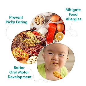 Globowl Stage 3 Baby Food & Toddler Meals, 6+ Months Early Allergen Introduction, Baby Led Weaning, International Whole Food Snacks for Toddlers, Babies, 4 oz Glass Jar, Variety 4-Pack