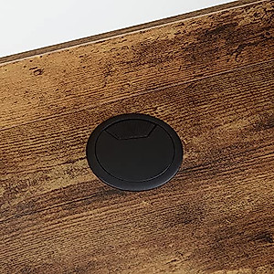 Convenience Concepts Designs2Go Student Desk with Magnetic Bulletin Board and Shelves, Barnwood