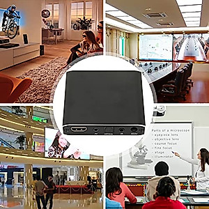 HD Multimedia Interface Media Player, Infrared Remote Control Mini JEDXMP029 Digital Media for Monitor (US Plug)