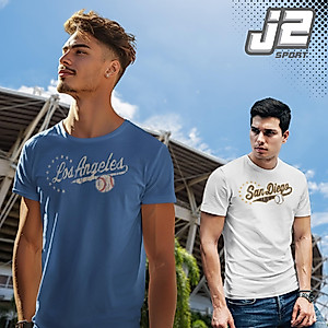 J2 Sport Atlanta Baseball T-Shirt – Men & Women Short Sleeve T Shirt Tee Tshirt