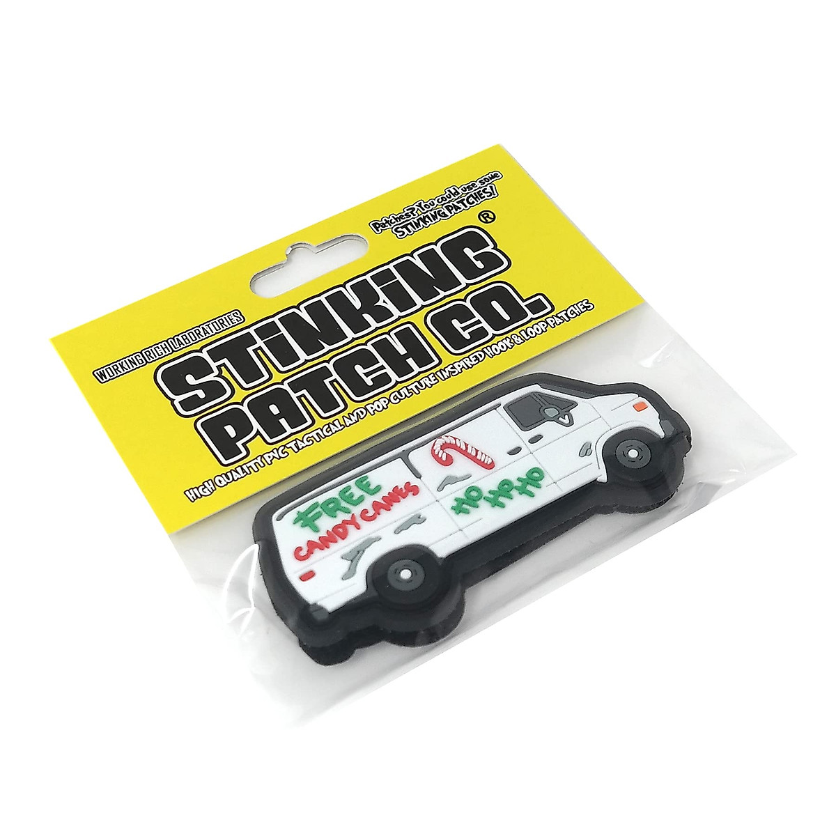 Candy Cane PVC Hook and Loop Patch Bundle - Hilarious Christmas Patches