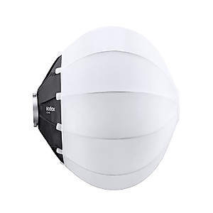 GODOX CS-50D Lantern Softbox 50cm/20inch Omni-Directional Light Modifier Bowens Mount for Godox SL60W SL150 II, UL150, VL150 Light for Video Recording, Live Streaming, and Film Making
