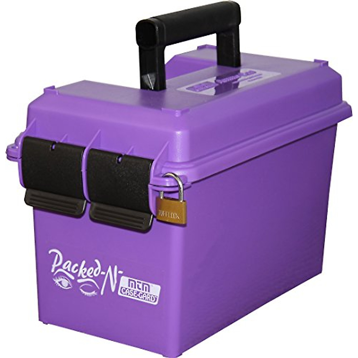 MTM AC50C-25 Ammo Can, 50-Caliber, Heavy-Duty Dual Latching System, Rugged Polypropylene Plastic, O-Ring Seal System, Water Resistant, Bulk Ammo Storage, USA Made, Purple