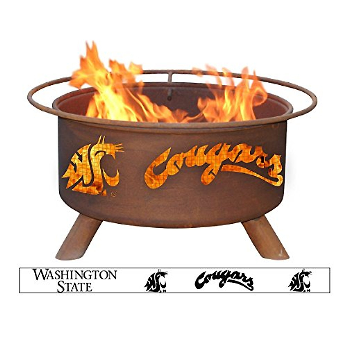 Patina Products F216, 30 Inch Washington State Cougars Fire Pit