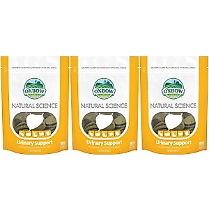 Oxbow 3 Pack of Natural Science Urinary Support Wafers for Small Pets, 4.2 Ounces Each, Made in The USA3