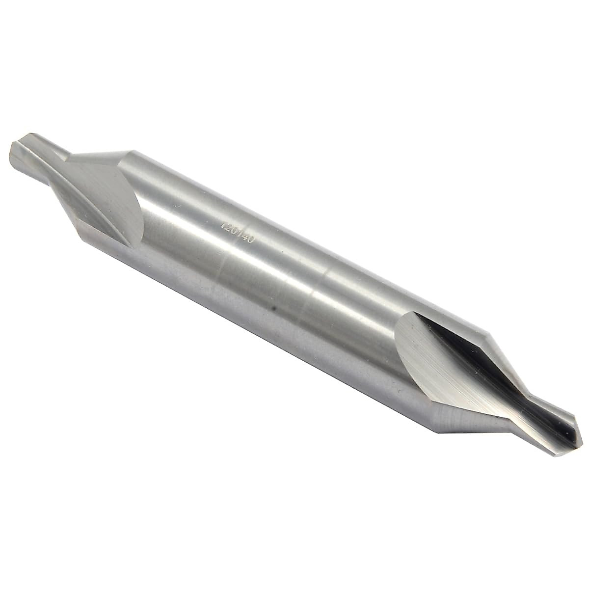 HHIP 5000-2047 60 Degree High Speed Steel Combined Drill and Countersink, 3/64" Drill Diameter, 1/8" Body Diameter, 1-1/4" OAL, #1