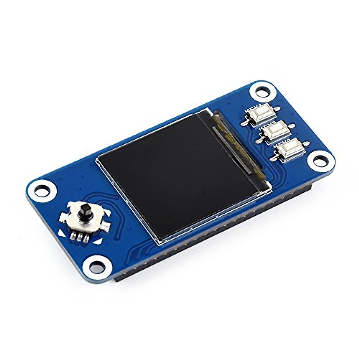 Waveshare 1.3inch IPS LCD Display HAT, Compatible with Raspberry Pi Zero/Zero W/Zero WH/4B/3B, 240x240 Pixels, SPI Interface
