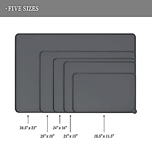 Reopet Silicone Dog Cat Bowl Mat Non-Stick Food Pad Water Cushion Waterproof - Multiple Colors, Sizes & Purposes