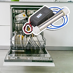 RDEXP AC110V 3 G/Hr Ozone Quartz Tube Generator with 220x35mm Tube