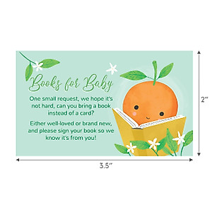 Wish Clover Little Cutie Baby Shower Book Request Cards (24-Count)