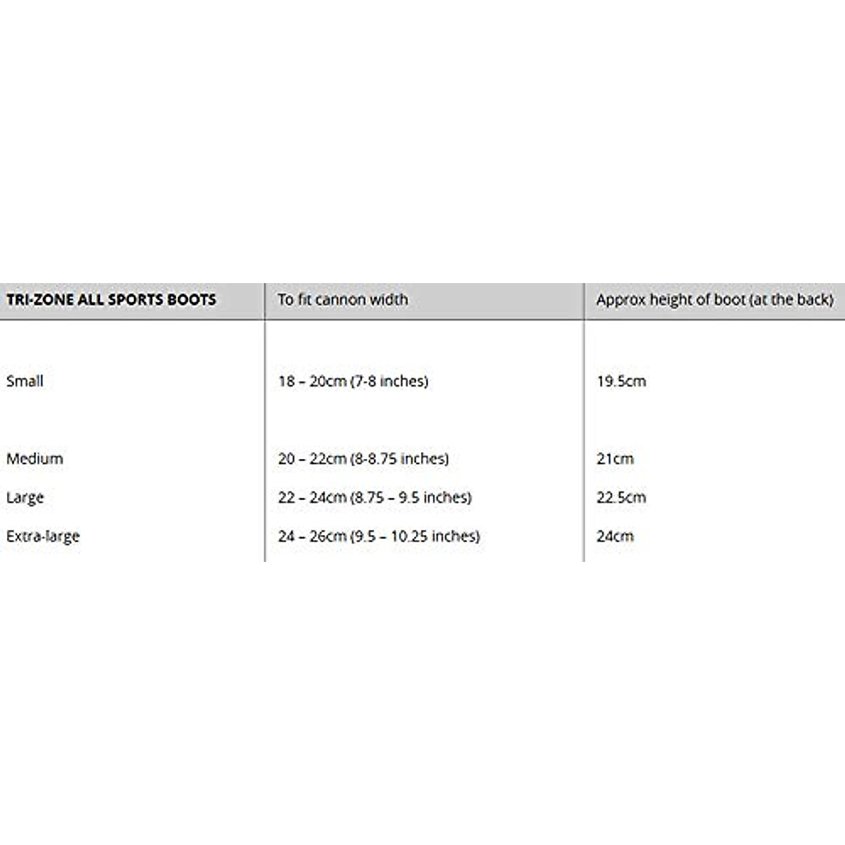 Equilibrium New Tri-Zone All Sports Tendon Boot X Large Royal Blue