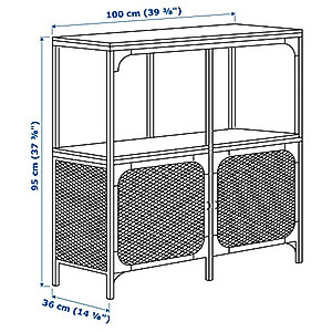 IKEA Fjällbo Shelf Unit, Black