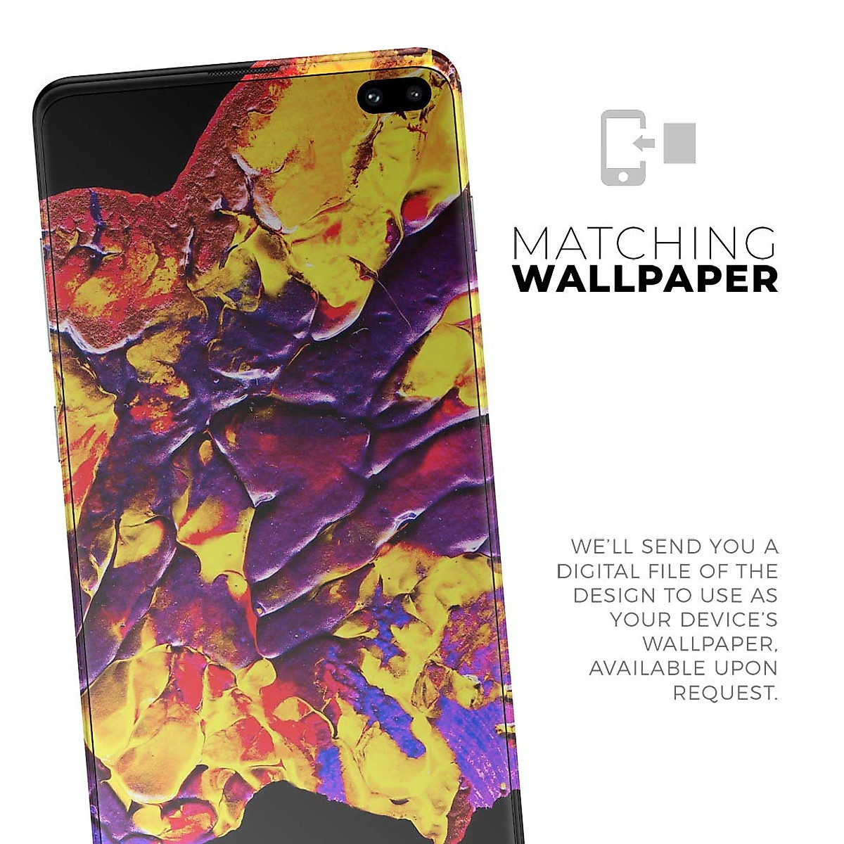 DesignSkinz Liquid Abstract Paint V32 Protective Vinyl Decal Wrap Skin Cover Compatible with The Samsung Galaxy S20 (Screen Trim & Back Glass Skin)