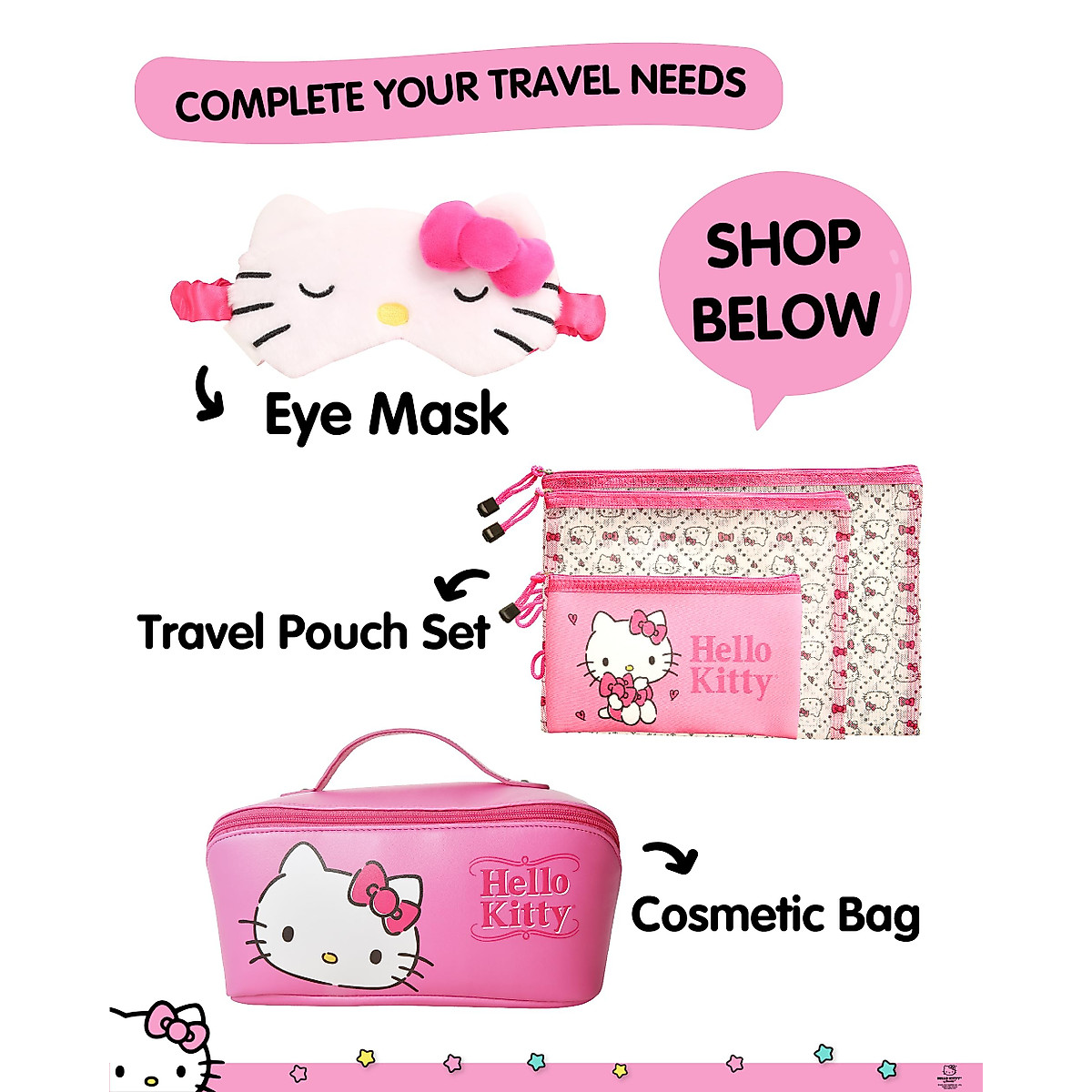 Hello Kitty Passport Holder Official License, Cute Passport Holder and Passport Cover, Sanrio Gifts