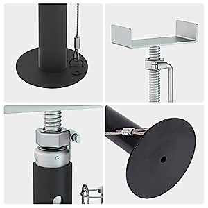 2pcs Heavy Duty RV Slide Out Support Jacks Adjusts from 19" to 47", 5000lb Capacity for RV, Camper and Travel Trailer. (19" to 47")