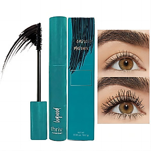 2023 NEW 𝐓𝐡𝐫𝐢𝐯𝐞 Mascara, Liquid Lash Extensions Mascara, Long-lasting Mascara Makeup, Black 10.7g/0.38 OZ