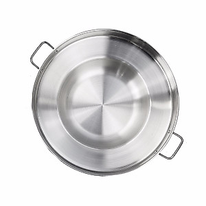 Barton Comal Concave 23" X 5" Stainless Steel Outdoor Para Carnitas Taco Disco Cocinar Plancha Griddle Tortillas Stir Fry Wok