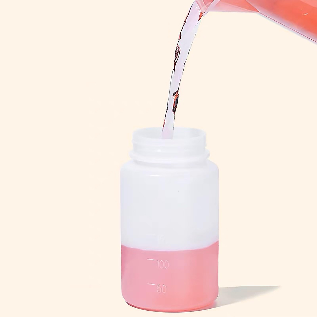 LEPEVNEY 1000ml/34oz Plastic Bottles Lab Chemical Reagent Bottle - Wide Mouth, Secure Sample Sealing, Liquid Storage Container 2 Pcs