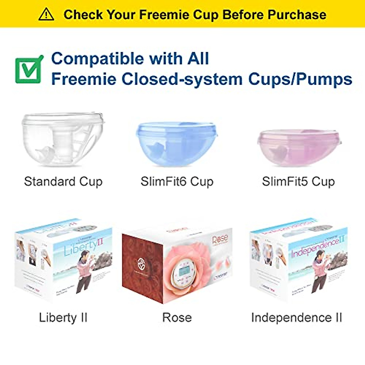 Maymom Valve Compatible with Freemie Closed System Cups, Freemie Duckbills or Freemie Valves in Freemie Liberty, 4 pc White, Not for Retired Freemie Open System Cup; Not Freemie Original Accessories