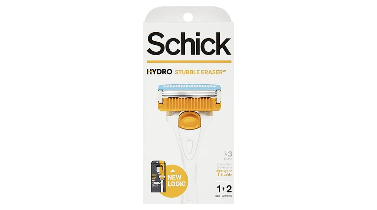 Schick Hydro Stubble Eraser Razor for 7-Day Comfort & Precision