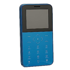 Airshi Dumb Phone, ABS 0.08MP Elderly Cellphone for Home (Deep Sea Blue)
