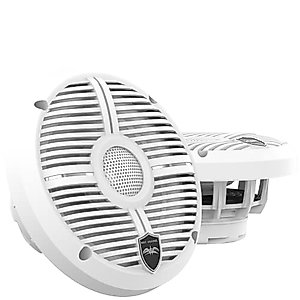 wet sounds | Recon 6 XW-W | High Output Component Style 6.5" Marine Coaxial Speakers with White Grille