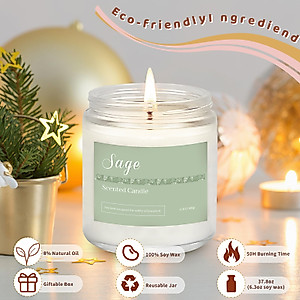 6 Pack Candles for Home Scented Aromatherapy Candles Gifts Set for Women, Lavender Candle, 37.8 oz 300 Hour Long Lasting Candles, Stocking Stuffers, Birthday, Valentine, Christmas, Anniversary Present