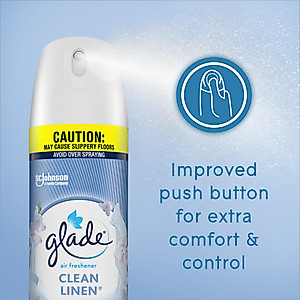 Glade Air Freshener Room Spray, Clean Linen, 8.3 oz