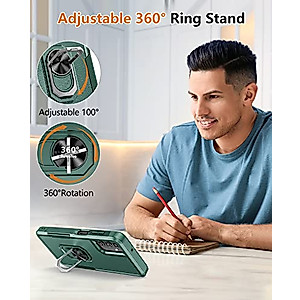 JXVM for Samsung Galaxy A13 4G-5G Case: with 2 Pack Tempered Glass Screen Protector Shockproof Kickstand Protective Cover Hybrid Design A135g Phonecase Protector Galaxya13 Cell Phone Cover for A 13 5G