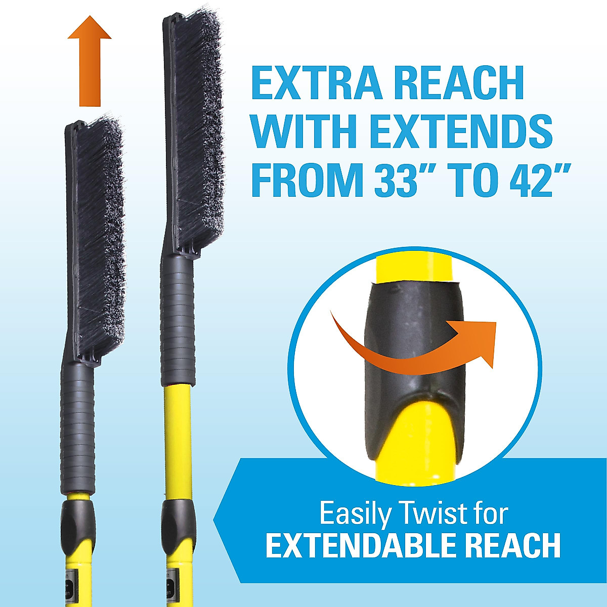 SUBZERO Twist-lock Snowbrush 42"