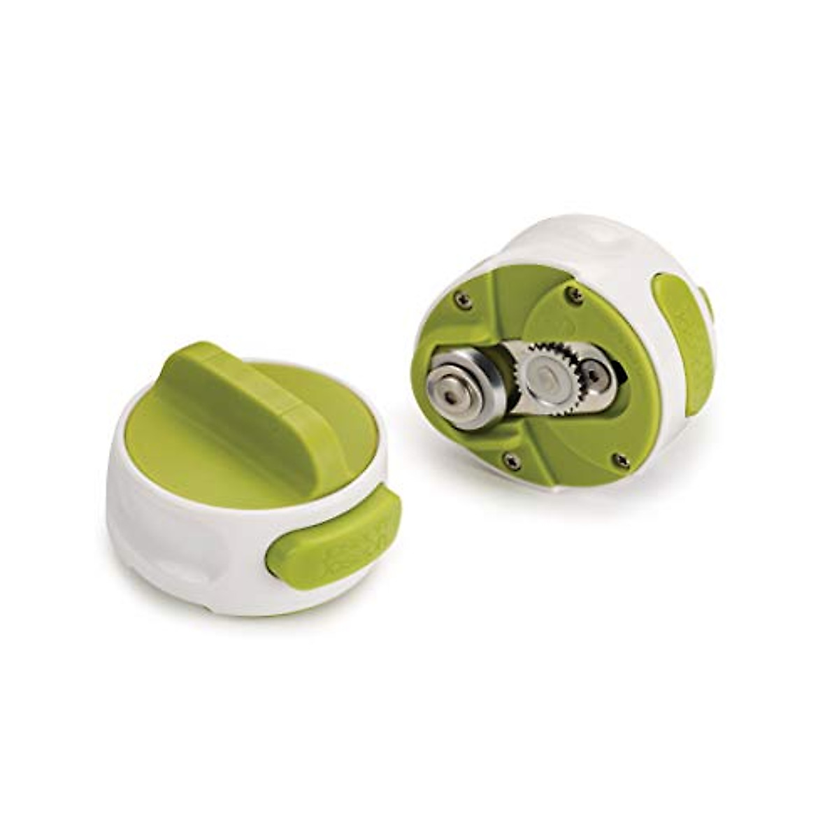 Joseph Joseph Can-Do Compact Can Opener Easy Twist Release Portable Space-Saving Manual Stainless Steel, Green