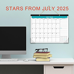 2023 Desk Calendar- 12 Monthly Desk/Wall Calendar, January 2023- December 2023, 12'' X 17'', Desk Calendar 2023 with Large Ruled Blocks for Planning and Organizing for Home or Office