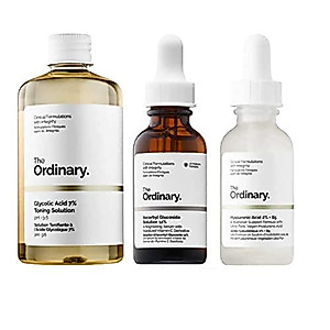 The Ordinary Face Serum Set! Ascorbic Acid 8%+Alpha Arbutin 2%! Hyaluronic Acid 2%+B5! Glycolic Acid 7% Toning Solution! Help Fight Visible Blemishes And Improved Skin Radiance!