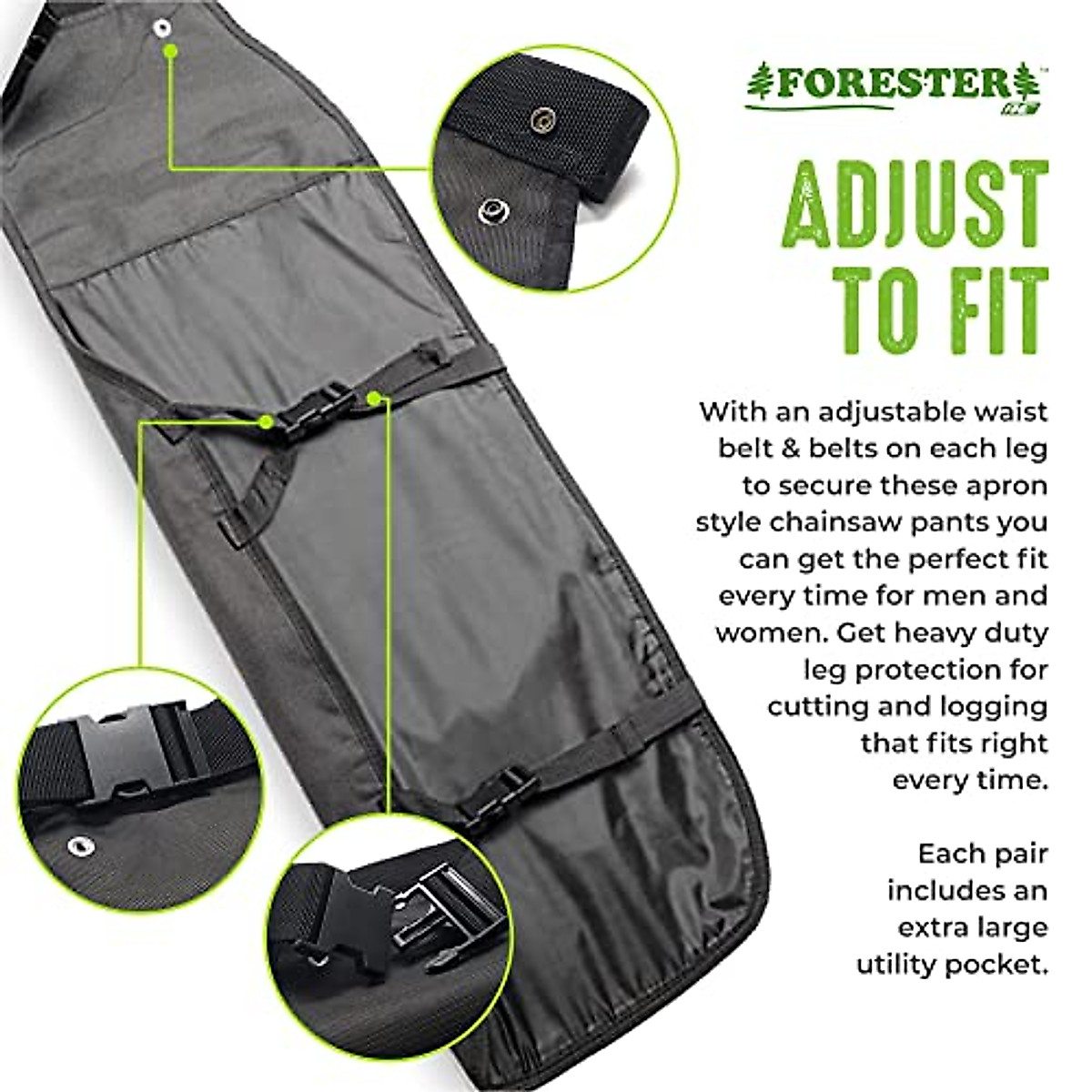 Forester OEM Arborist Forestry Professional Cutter's Combo Kit Chaps Helmet