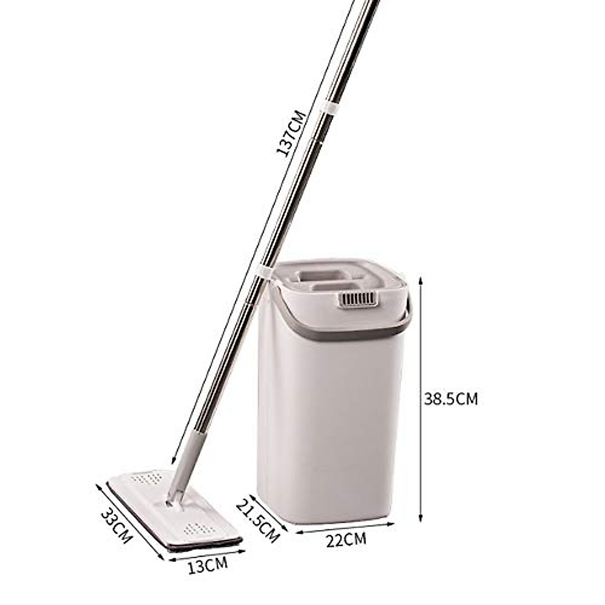 2020 Latest Mop Set Hands Free Wash Cleaning Tools Floor Cleaner Microfiber Mops with Bucket Kitchen Clean Flat Squeeze Mop