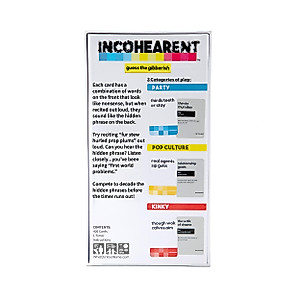 WHAT DO YOU MEME? Incohearent - The Party Game Where You Compete to Guess The Gibberish - Gifts for Party Hosts - Adult Card Games for Game Night
