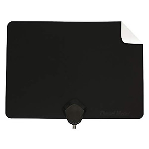 Channel Master FLATenna - Indoor Digital HDTV Antenna, 12' Coaxial Cable, Superior Reception Range & Signal Reliability, Supports 4K Smart TVs, OTA Broadcast & NextGen TV, Easy Install