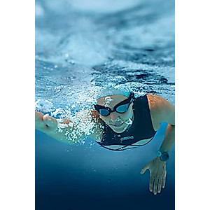 Arena Unisex Adult Cobra Tri Swimming Goggles for Triathlon and Fitness Swipe Anti-Fog Wide Vision Mirror Lens, Yellow Copper/Black